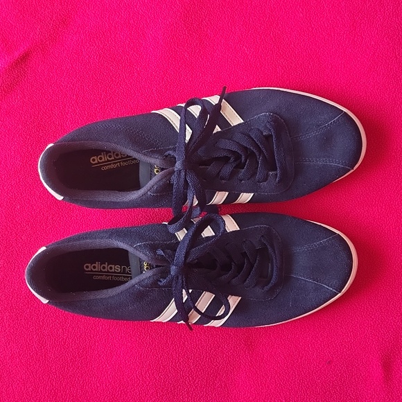adidas | Shoes | Adidas Blue Suede Classic Sneakers | Poshmark